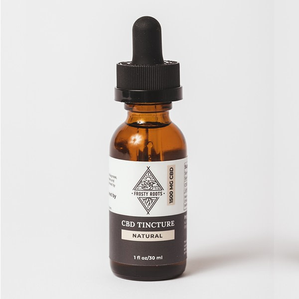 CBD Tincture (Natural) - Frosty Roots